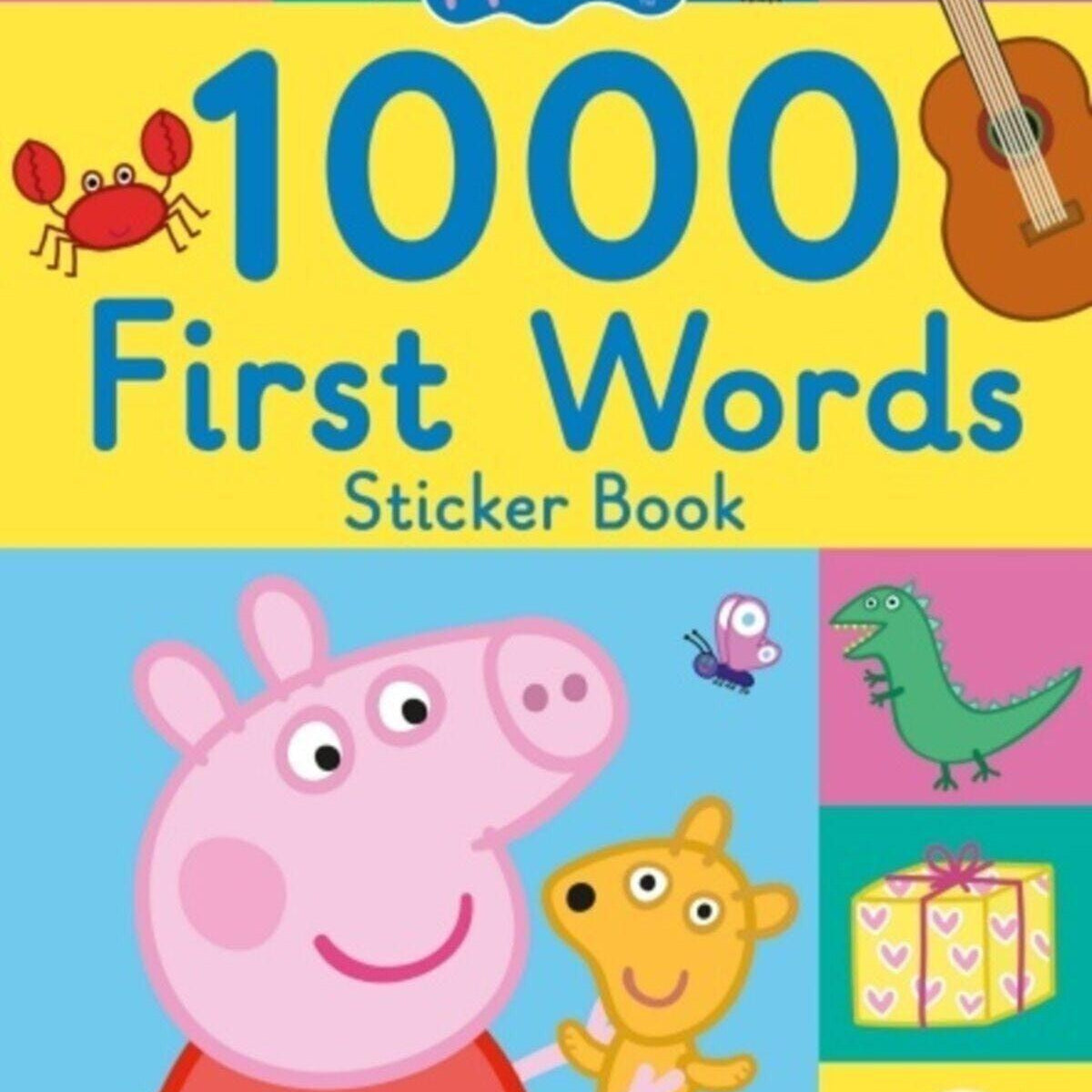 Peppa Pig: 1000 First Words Sticker Book – Swordslife