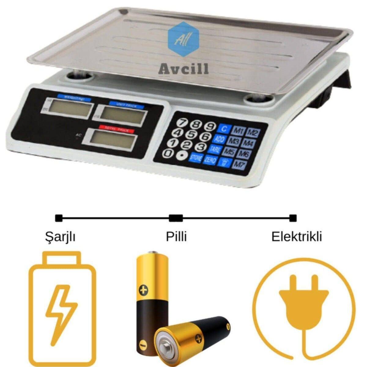 40 Kg Rechargeable And Battery Electronic Digital Precision Kitchen Gr ...