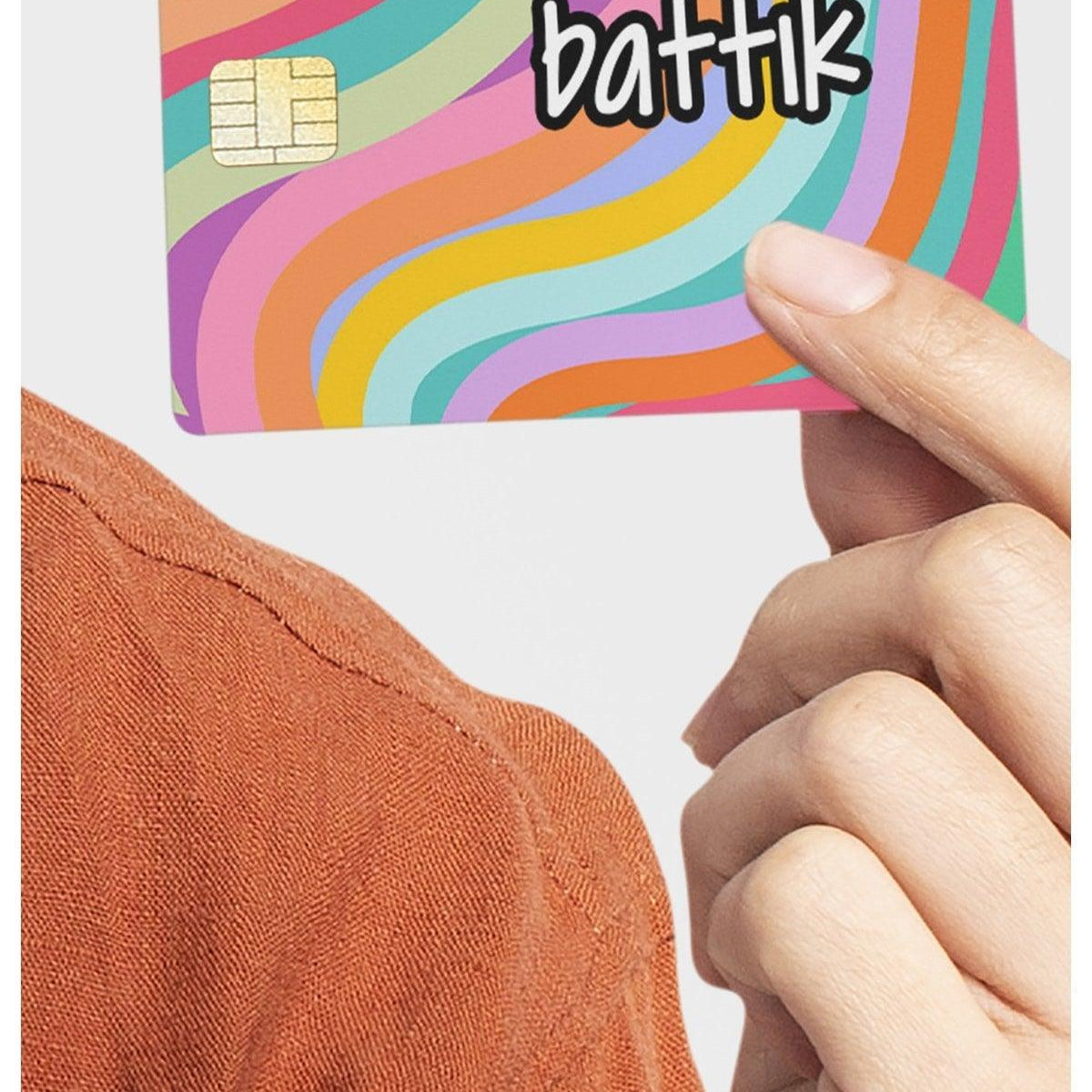 Sunken Design Credit Card Cover Sticker Compatible For Papara, Tosla ...