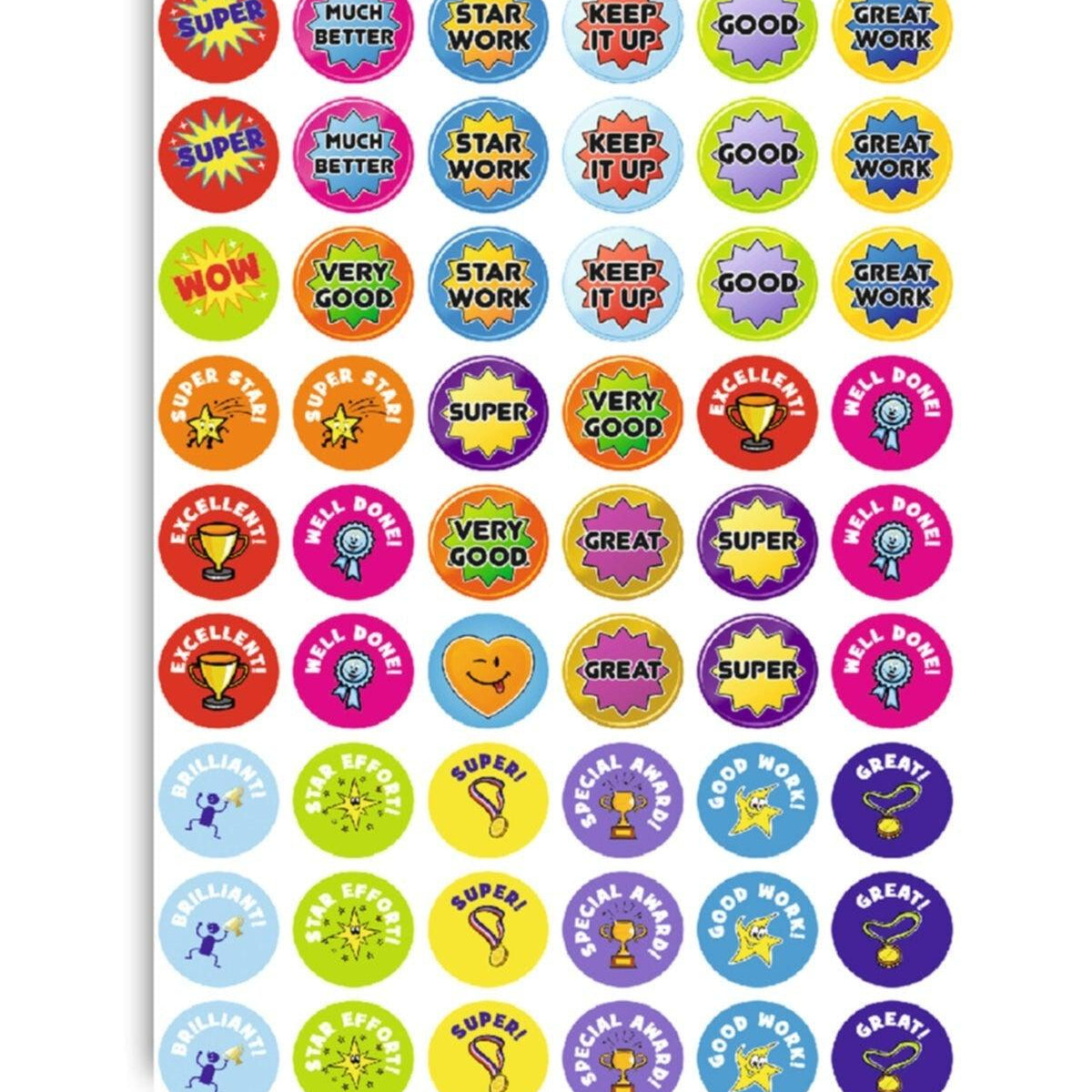 English Homework Label Sticker English Well Done Teacher Labels 210 Pc ...