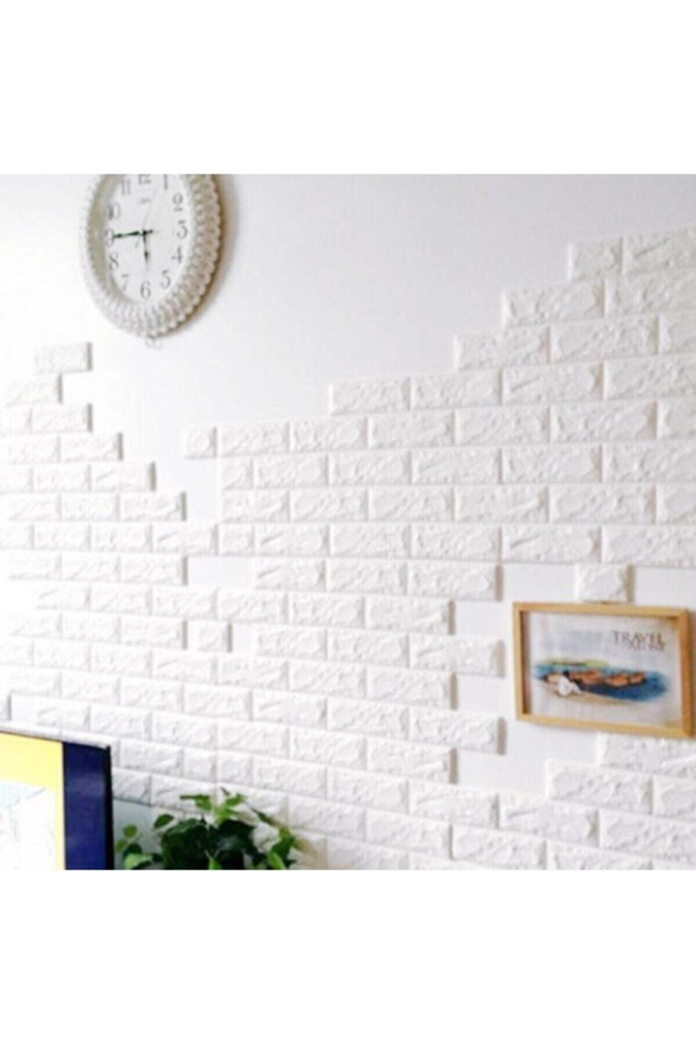 3D Self Adhesive Flexible Sponge Brick Wall Cladding Panel For Counter ...